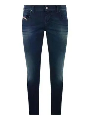 DIESEL® Distressed Slim-fit Jeans - Blue