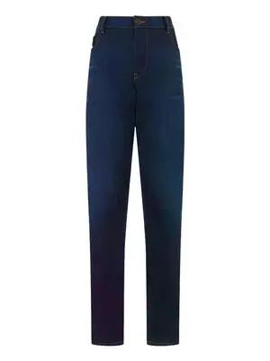 DIESEL® High-waisted Straight-leg Jeans - Blue