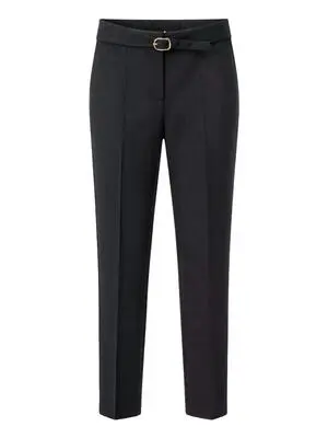 Dorothee Schumacher Pressed Crease Tailored Trousers - Blue