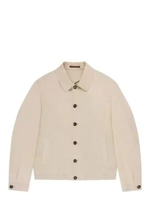SLOWEAR Summertime Tailored Blouson Jacket - Neutrals