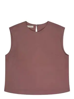 GLANSHIRT Crew-neck Blouse - Pink