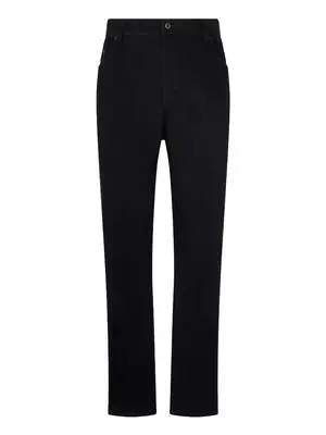 DIESEL® Straight-cut Elasticated Jeans - Black