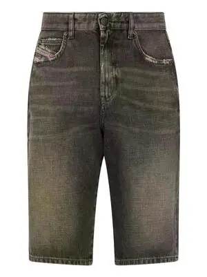 DIESEL® Distressed Denim Shorts - Grey