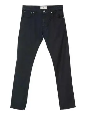 PT TORINO Logo-patch Five-pocket Trousers - Blue