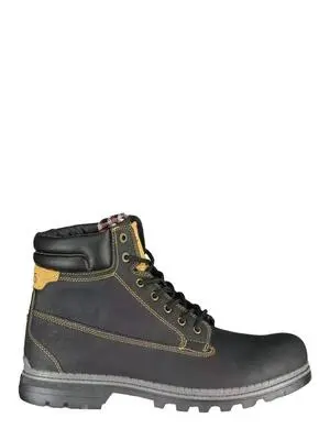 CARRERA EYEWEAR Carrera Lace-Up Contrast-Stitch Leather Boots