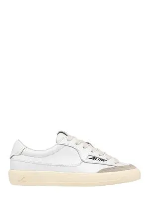 AUTRY Autry Windscape Low Sneakers In Leather Bianco