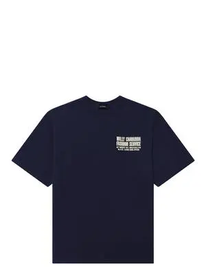 WILLY CHAVARRIA Printed Cotton T Shirt - Blue