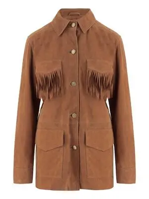 UNCOMMON Suede Fringed Jacket