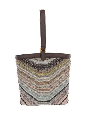 Missoni Multicolor Shoulder Bag - Red