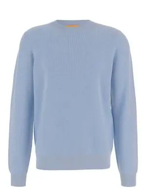 Guest In Residence Ribbed Cashmere Sweater - Light Blue