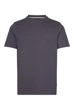 Hugo Boss Cotton T Shirt With Logo - Purple