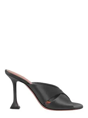 Amina Muaddi Amina Muaddi Salma Satin Sandals Nero