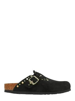 BIRKENSTOCK Boston Suede Rivets Black