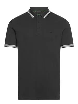 Hugo Boss Cotton Piqué Polo Shirt With Logo - Grey