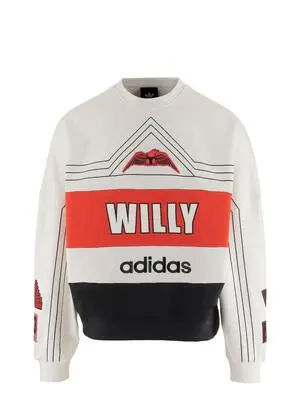ADIDAS X WILLY CHAVARRIA Printed Cotton Sweatshirt - Multi
