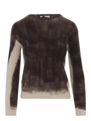 OLIVER LATTUGHI Cashmere Sweater With Gradient Effect - Brown