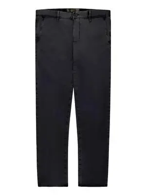 Incotex Gabardine Slim-fit Trousers - Black