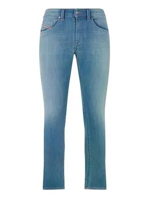 DIESEL® Faded Straight-leg Jeans - Blue