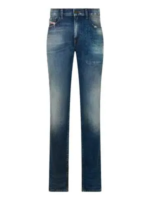 DIESEL® Straight-leg Faded Effect Jeans - Blue