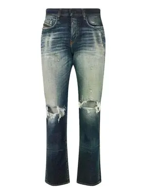 DIESEL® Distressed Faded Jeans - Blue