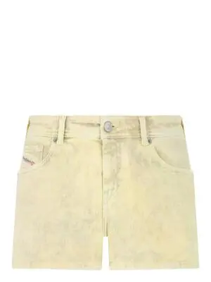 DIESEL® Acid Wash Denim Shorts - Neutrals