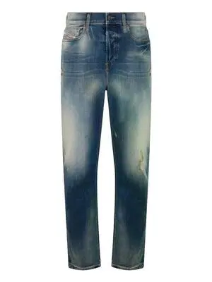 DIESEL® Faded Distressed Jeans - Blue