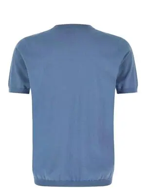 PAOLO RAGAZZINI Short-sleeve Knitted T-shirt - Blue