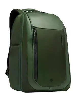 PIQUADRO Textured Laptop Backpack - Green
