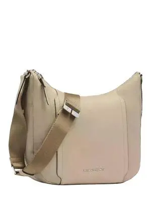 PIQUADRO Panelled Logo-lettering Shoulder Bag - Neutrals