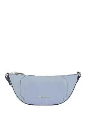 PIQUADRO Grained Leather Belt Bag - Blue