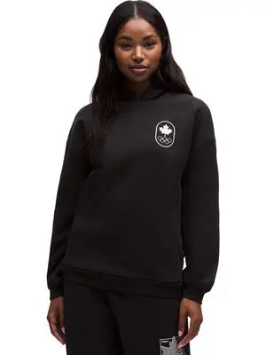 Lululemon Team Canada Big Cozy Oversized Hoodie - Black
