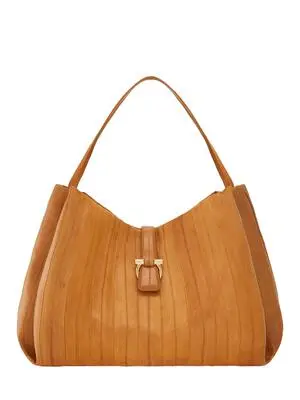 FERRAGAMO Mia Tote Bag - Beige