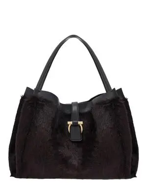 FERRAGAMO Mia Tote Bag - Brown