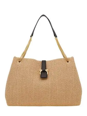 FERRAGAMO Mia Tote Bag (l) Brown