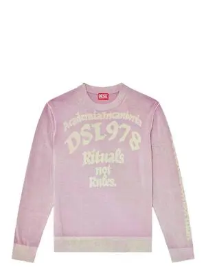DIESEL® K-lauti Crew Neck Sweater - Pink