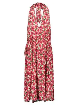 PALINGÉNÉSIE Caroline Floral Maxi Dress - Orange