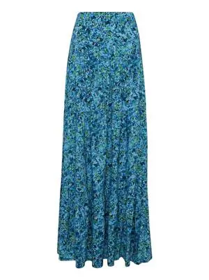 STATE OF GEORGIA Floral Maxi Skirt - Blue