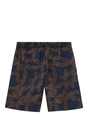 Loewe Silk Shorts - Blue