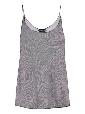 TOM FORD Knitted Sheer Camisole - Black