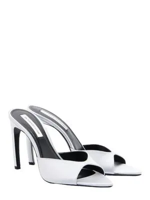 Victoria Beckham Harlow Satin Sandals - Grey