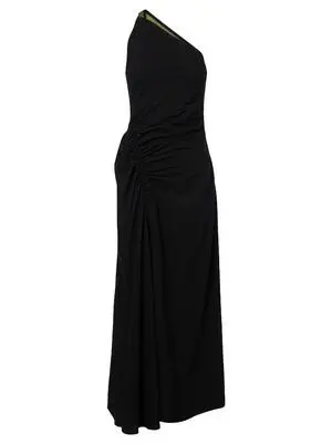 Proenza Schouler Sirena Ruched Maxi Dress - Black