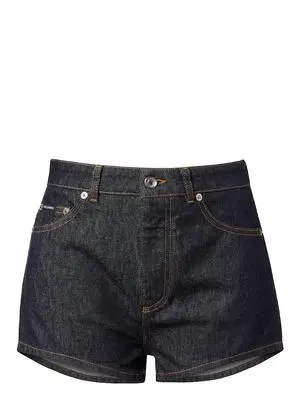Dolce & Gabbana Cotton Denim Shorts - Blue