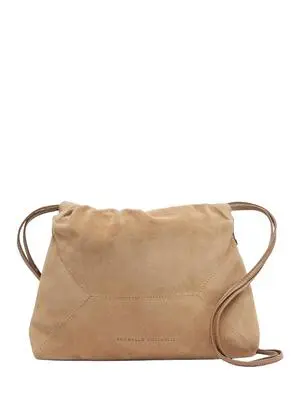 Brunello Cucinelli Small Shoulder Bag - Beige