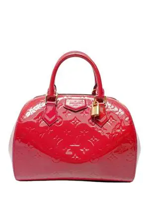 LOUIS VUITTON Louis Vuitton Monogram Vernis Montana Tote Bag Red