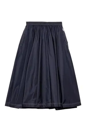 Prada Light Re-nylon Full Skirt - Blue