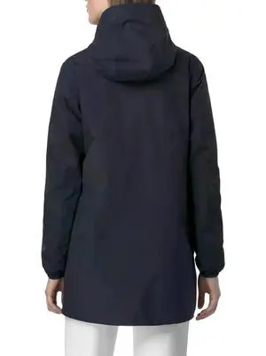 K-WAY Sophie Hooded Coat - Blue