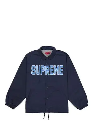 Supreme Supreme Spellout Coaches Jacket Navy Navy Blue