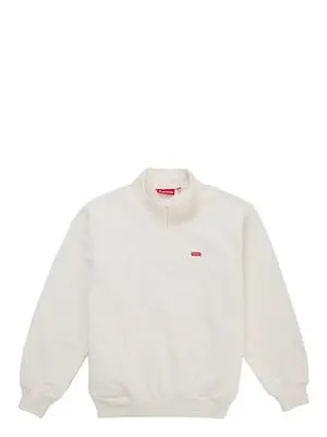 Supreme Small Box Half Zip Pullover - White