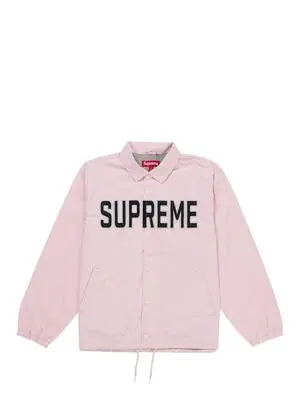 Supreme Supreme Spellout Coaches Jacket Pink