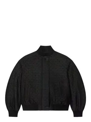 Givenchy 4g Monogram Bomber Jacket - Black